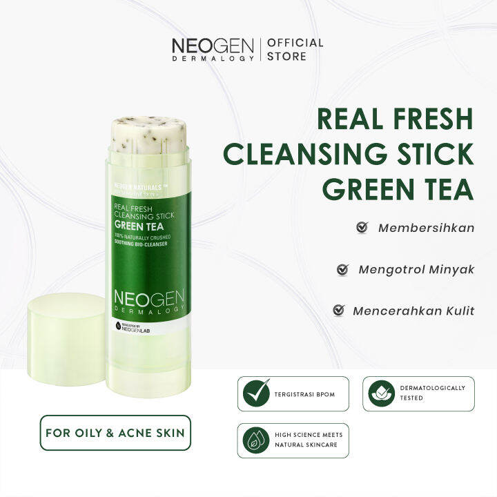 Neogen Dermalogy Real Fresh Cleansing Stick Green Tea | Lazada Indonesia