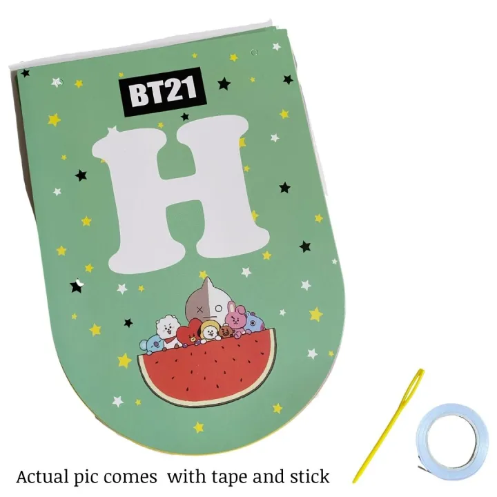 BT21 Happy Birthday Banner b t s | Lazada PH