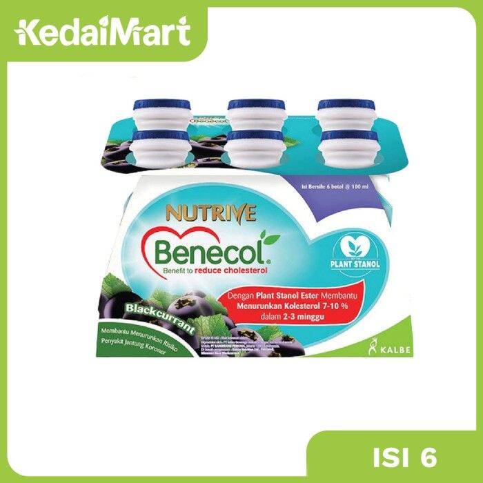 Nutrive Benecol No Sugar Blackcurrant Isi 6 x 100 ml | Lazada Indonesia