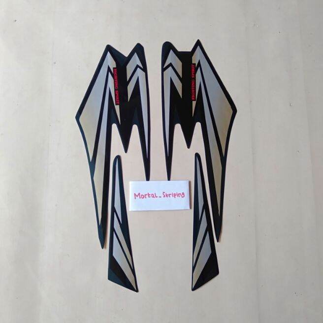 STICKER FULL SET STRIPING MOTOR LIST BODY YAMAHA RX KING TAHUN 2002 ...