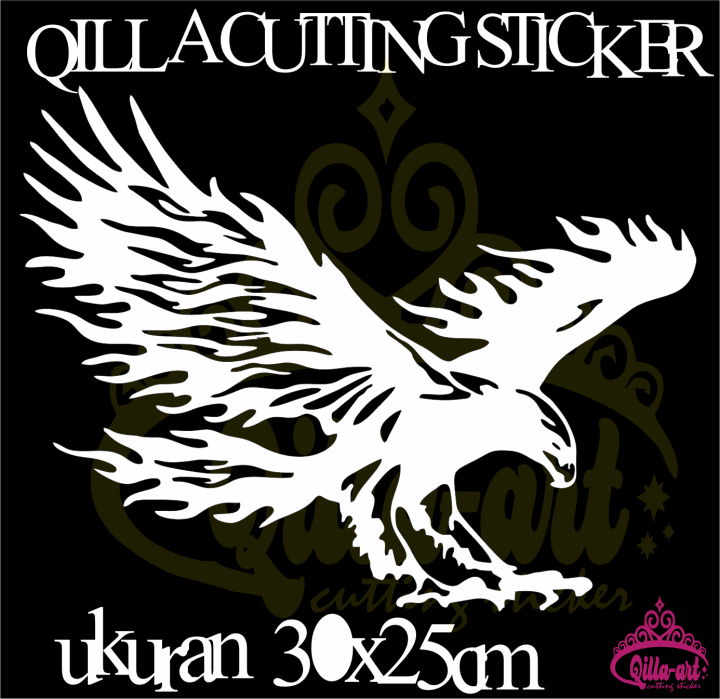 Stiker motif gambar elang stiker gambar elang stiker pintu mobil truk ...