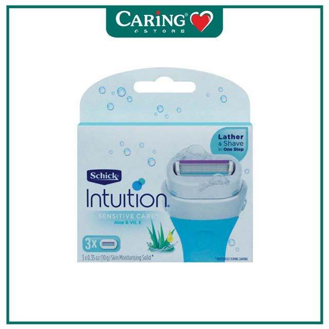 SCHICK INTUITION SENSITIVE CARE REFILL 3S (ASSORTED COLOR) | Lazada