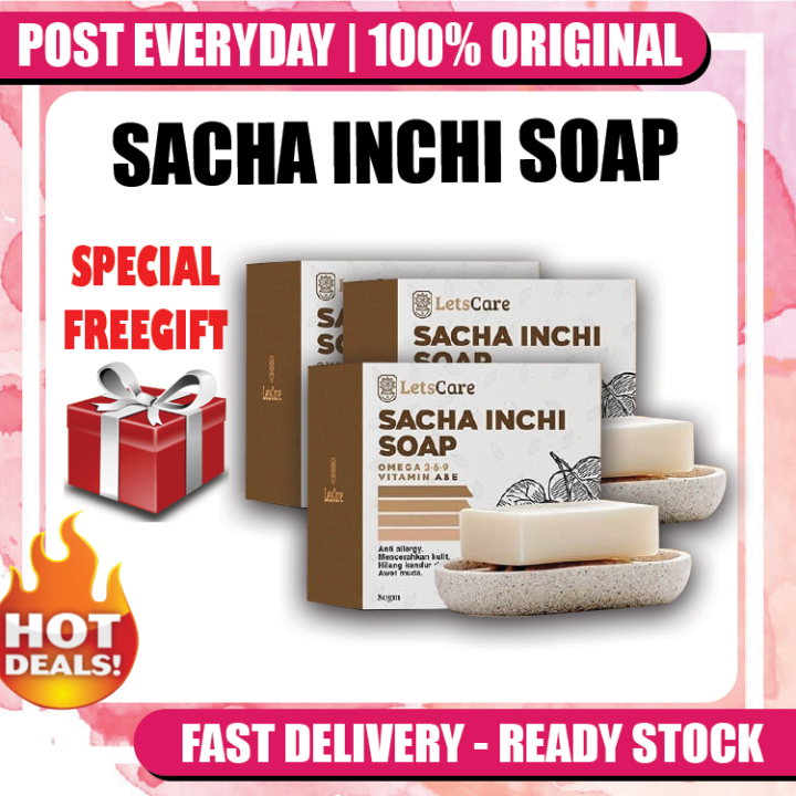 Sabun Sacha Inchi Letscare Sacha Inchi Soap Kulit Cantik LetsCare Face ...