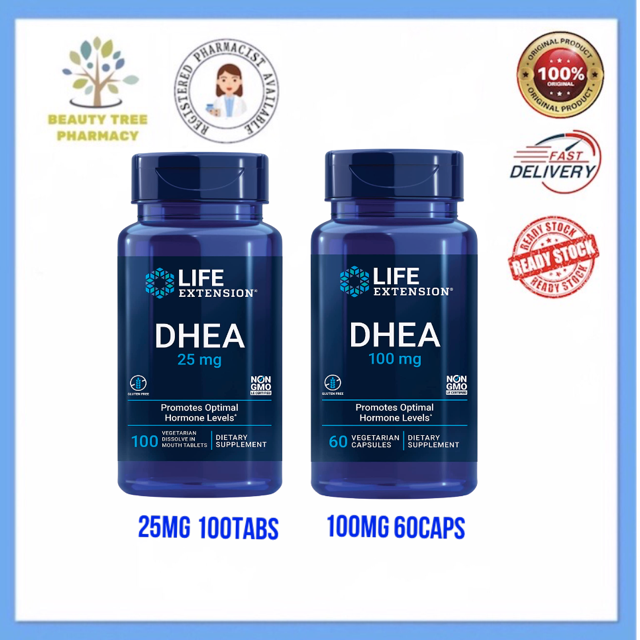 Life Extension DHEA 25mg / 100mg for Hormone Balance | Lazada