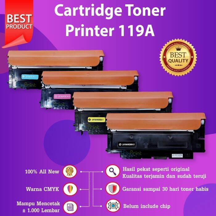 Cartridge Toner Compatible HP 119A Tinta Printer Laserjet 150a 150nw MFP 178nw 179fnw Chip ...
