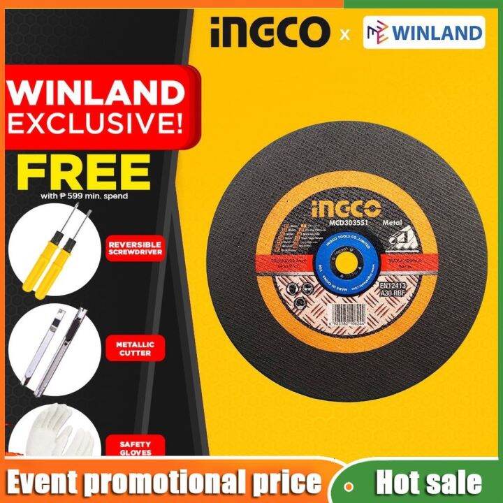 INGCO by Winland 14 Abrasive Metal Cutting Disc Cut Off Wheel for Cut ...