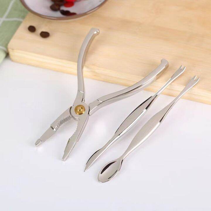 crab cracker tool stainless crab cracker set stainless seafood tool set ...