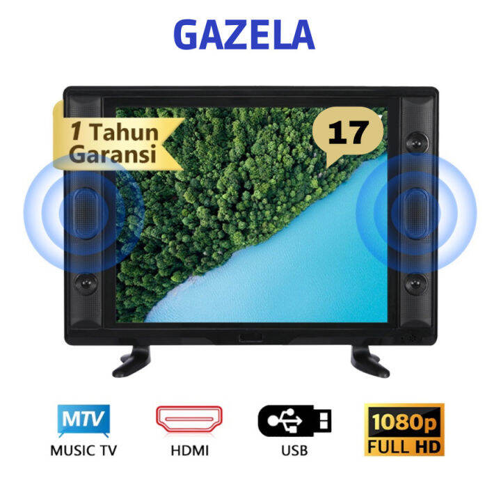 TV LED MURAH 17 INCH Digital SPEAKER SAMPING GAZELA - Garansi 1 Tahun ...