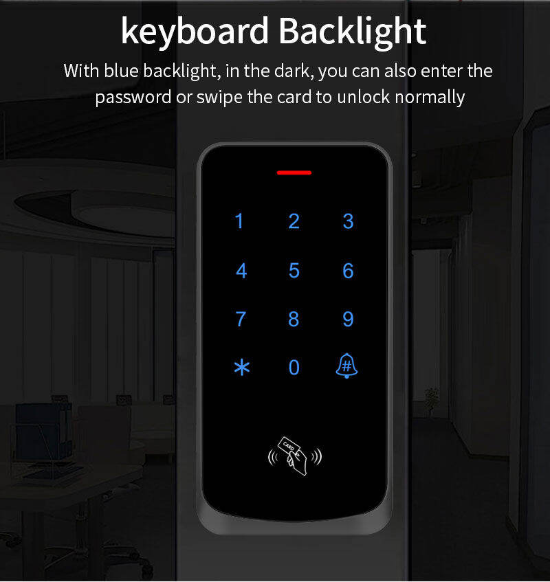 Boland RFID EM 125กิโลเฮิรตซ์แป้นพิมพ์ควบคุมการเข้าถึงแสงไฟ IP67กันน้ำ ...