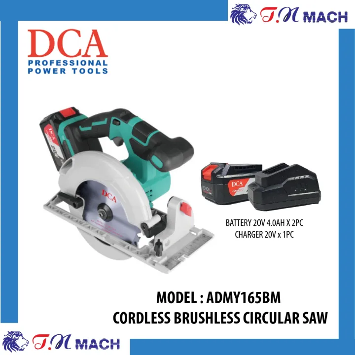 DCA CORDLESS CIRCULAR SAW 165MM ADMY165BM | Lazada