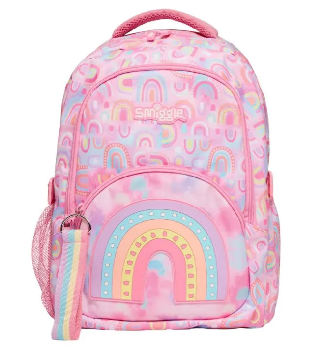 SMIGGLE Kids' Rainbow Backpack กระเป๋าเป้ สีชมพูหวาน พร้อมส่งในไทย ...