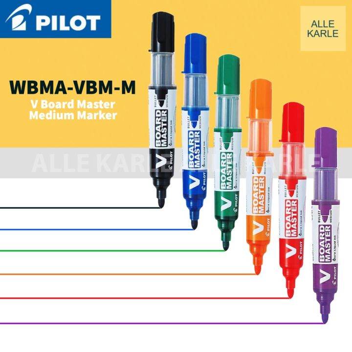 Pilot WBMA-VBM-M V Board Master Medium Marker | Alle Karle LZD | Lazada PH