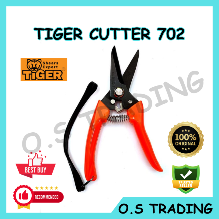 Original Tiger 702 Pruning Shear Cutter / Garden Cutter 7" / Pokok ...