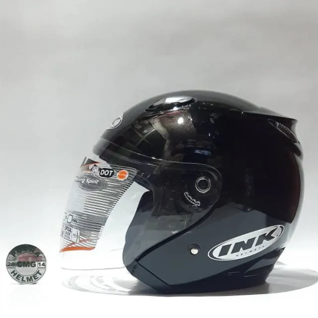 HELM INK CENTRO BLACK HITAM METALIK | Lazada Indonesia
