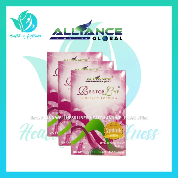 Alliance Global Restor Lyf Longevity Formula Dietary Supplement (30 ...