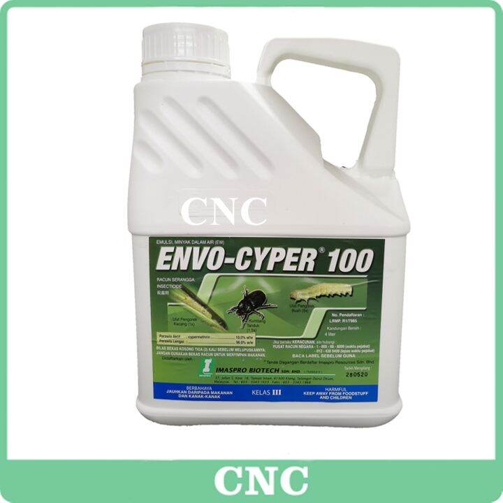 4L Envo-Cyper 100 Cypermethrin 10.0% Racun Serangga Kumbang Ulat ...