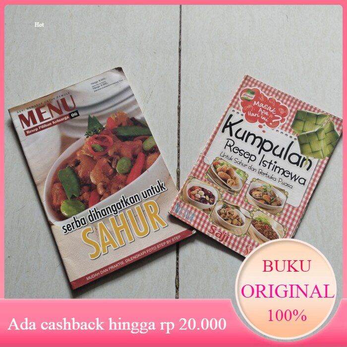 Buku MENU RESEP ISTIMEWA UNTUK SAHUR Original Bekas Baca Deskripsi ...