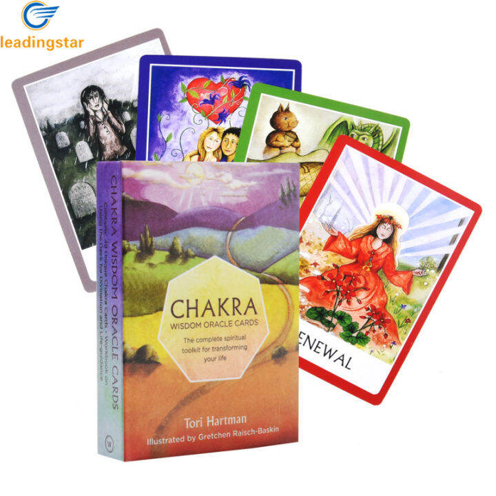LEADINGSTAR Full English Chakra Tarot Card Board Game Card Oracle Card ...