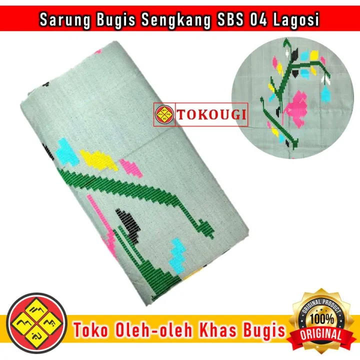 Kain Sarung Tenun Sutra Bugis Sengkang Motif Lagois - Lipak Sabbe ...