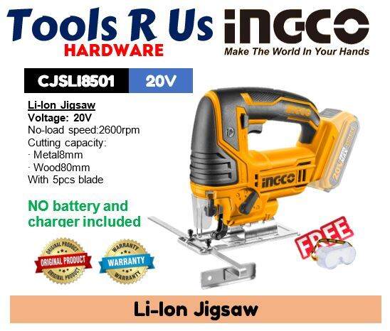 INGCO Li-Ion Jigsaw 20V CJSLI8501 | Lazada PH