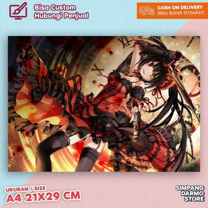 Poster Date A Live DAL Tohka Kurumi Shido Kotori Origami Mio | bisa ...