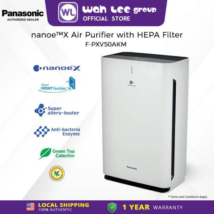 Panasonic Nanoex Air Purifier With Hepa Filter F-PXV50AKM WAH LEE STORE ...