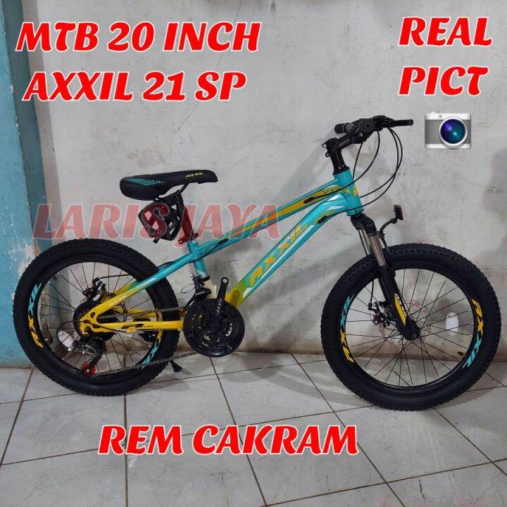 Sepeda gunung anak 20 inch SEPEDA MTB 20 AXXIL 21 SPED SEPEDA MTB ANAK ...