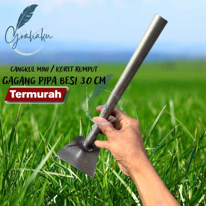 ( Terlaris ) Alat Berladang Cangkul Model Kayul / Koret Rumput Bahan ...