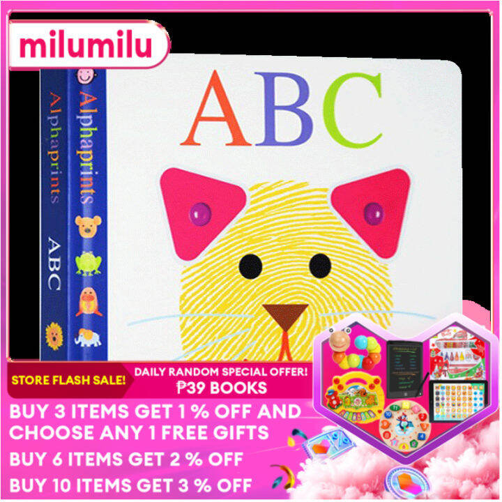 Milu Picture Book Alphaprints Abc ABC Children S Original English Books ...
