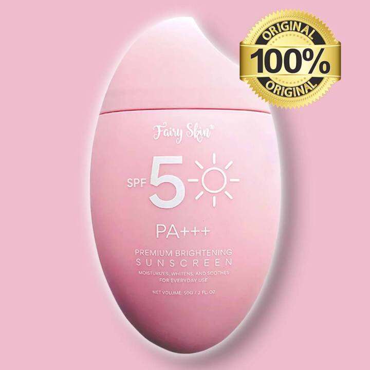 Fairy Skin Premium Brightening Sunscreen SPF50PA+for face skincare ...