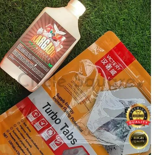 Kargado Probiotics 1 Liter PLUS Turbo Tabs Victery Pigeon Supplement ...