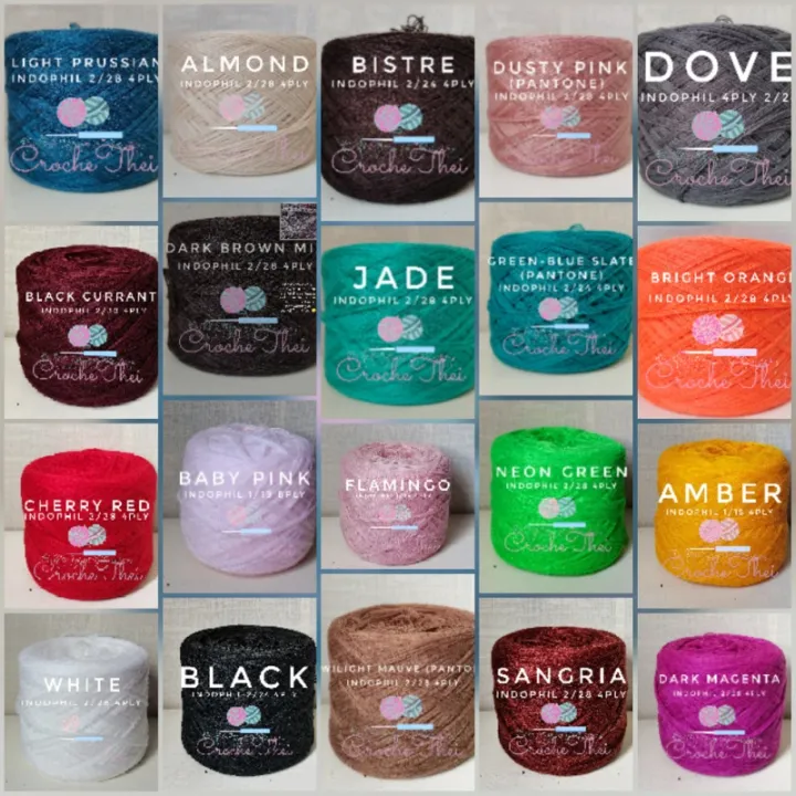 Indophil Acrylic Yarn, 4ply - 50 grams | Lazada PH