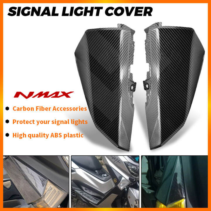 Japan E M Yamaha Nmax V1 Signal Light Cover Carbon Hydro Dip/Front Side ...