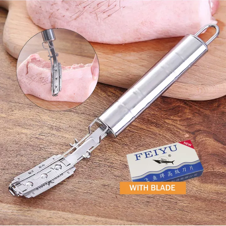 Stainless Steel Pig Hair Scraper Fish Scale Pork Hair Shaver | Lazada PH