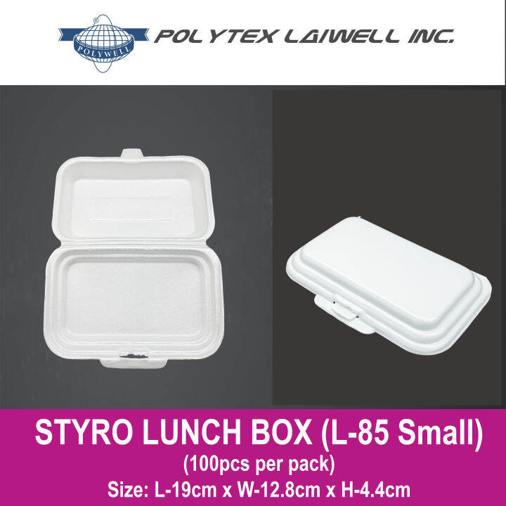 styro lunch box (L-85 Small) | Lazada PH