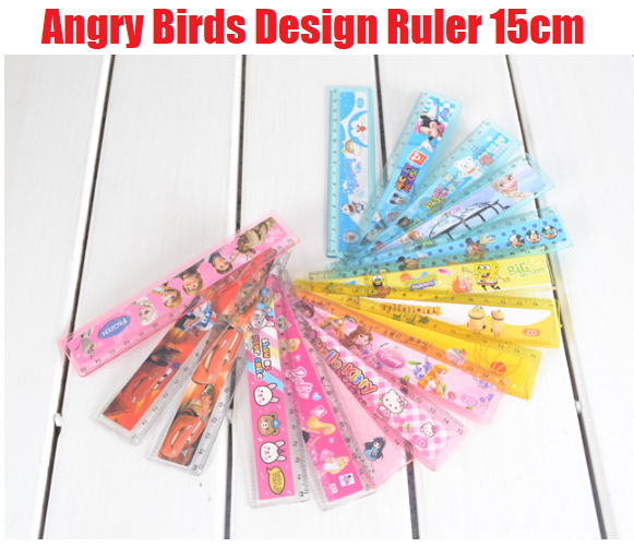 (Buy10 Free1) Cartoon Ruler 15cm A.Birds Rulers Penggaris Lipat 30cm ...