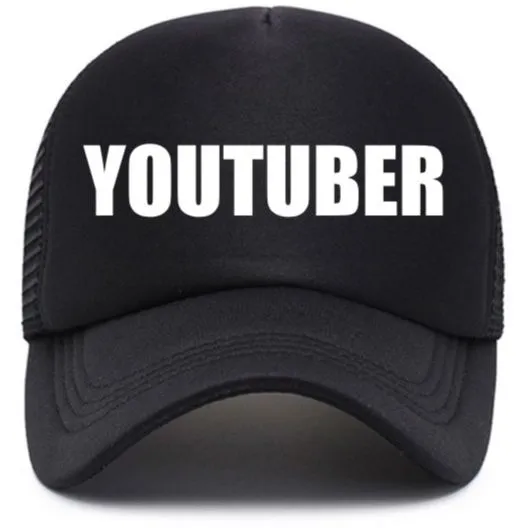 HIGH QUALITY YOUTUBER CONTENT CREATOR Mesh Cap Net Cap Trucker Hat ...