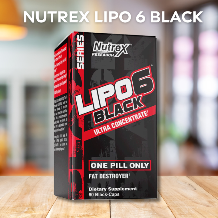 Nutrex Lipo 6 Black Ultra Concentrate Fat Destroyer Dietary Supplement ...