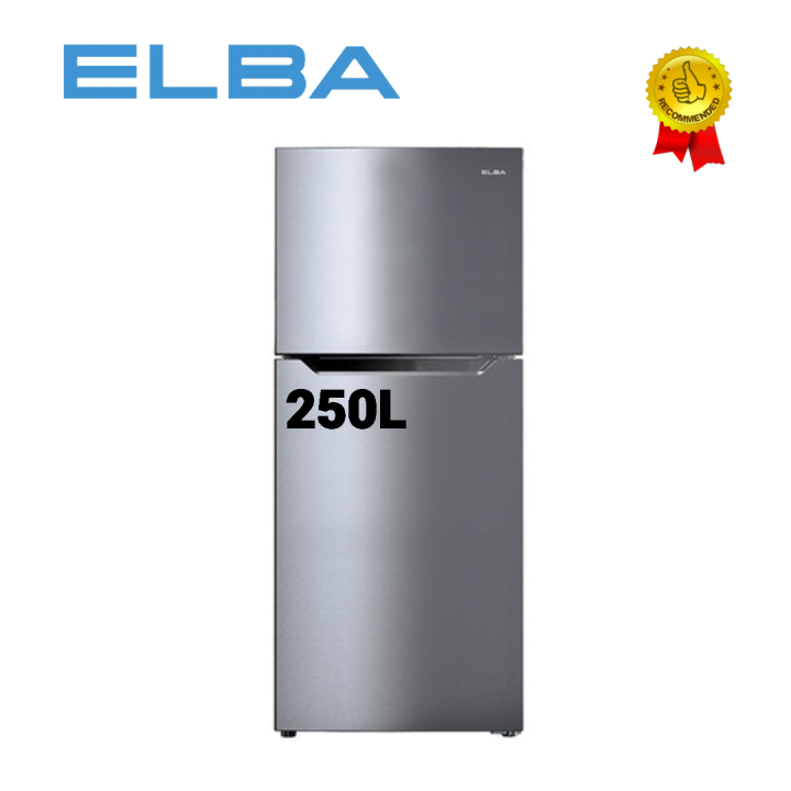 Elba 2 Door Refrigerator 250L ER-G2521(SV) / Midea 200L MDRT267MTB30 | Lazada