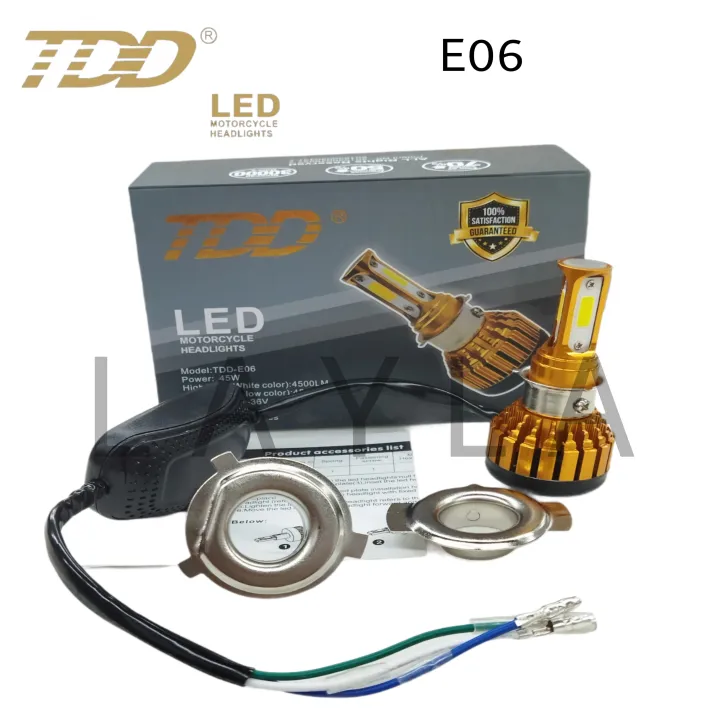 TDD MOTORCYCLE HEADLIGHT E06 | Lazada PH