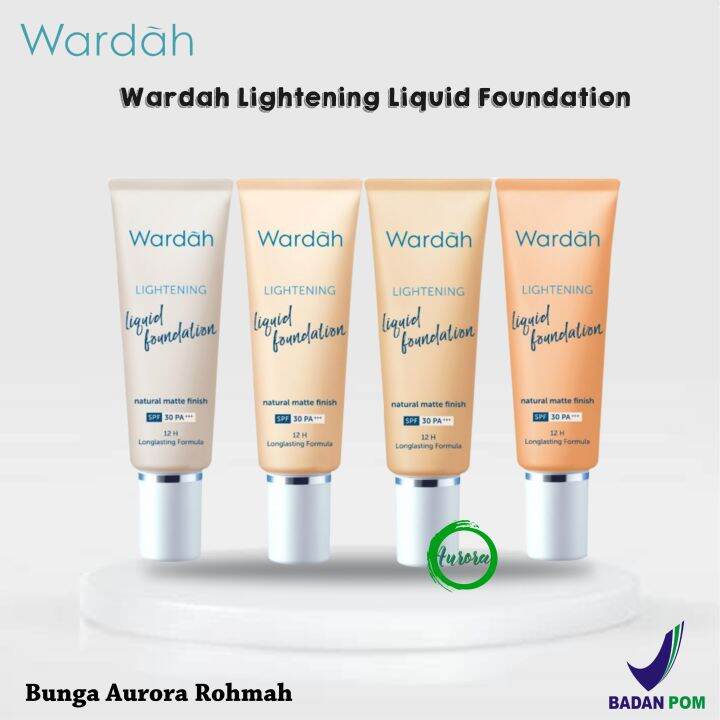Wardah Lightening Liquid Foundation | Lazada Indonesia