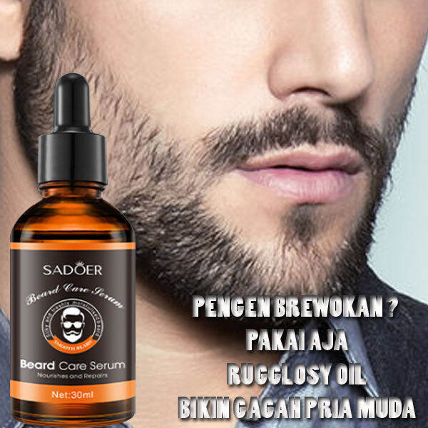 Original Beard Oil Serum Penumbuh Jenggot Obat Beard Booster ...