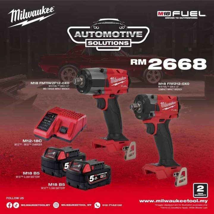 Limited!!! Promotion!!! Milwaukee Automotive Solution Combo Set - Mid ...