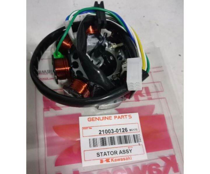 Kawasaki genuine STATOR COIL assy for (BARAKO 175)8coil pure copper ...
