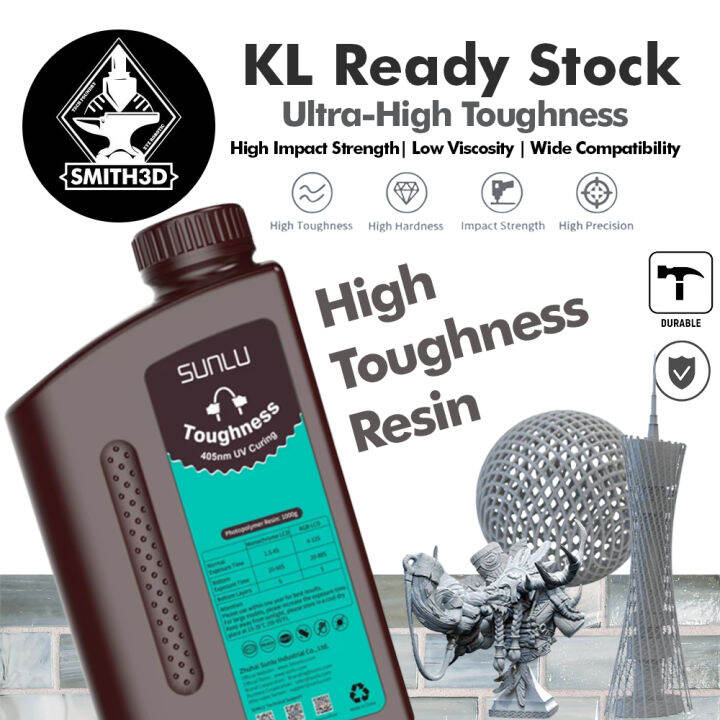 SUNLU High Toughness 3D Printer Resin, Fast Curing Strong 405nm ...