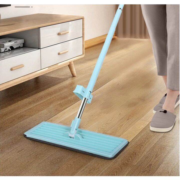 LHK 360° Rotating Flat Mop High Quality Floor Flat Mop Clean Easy Hand ...