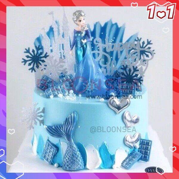 Cake Topper Frozen 2 Snowflake Elsa Anna Olaf Kristoff Sven | Lazada