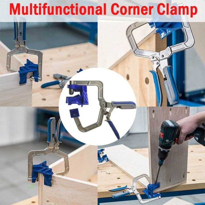 90 Degree Right Angle Fixed Punch Mounter Corner Clamp Miter Jigs ...