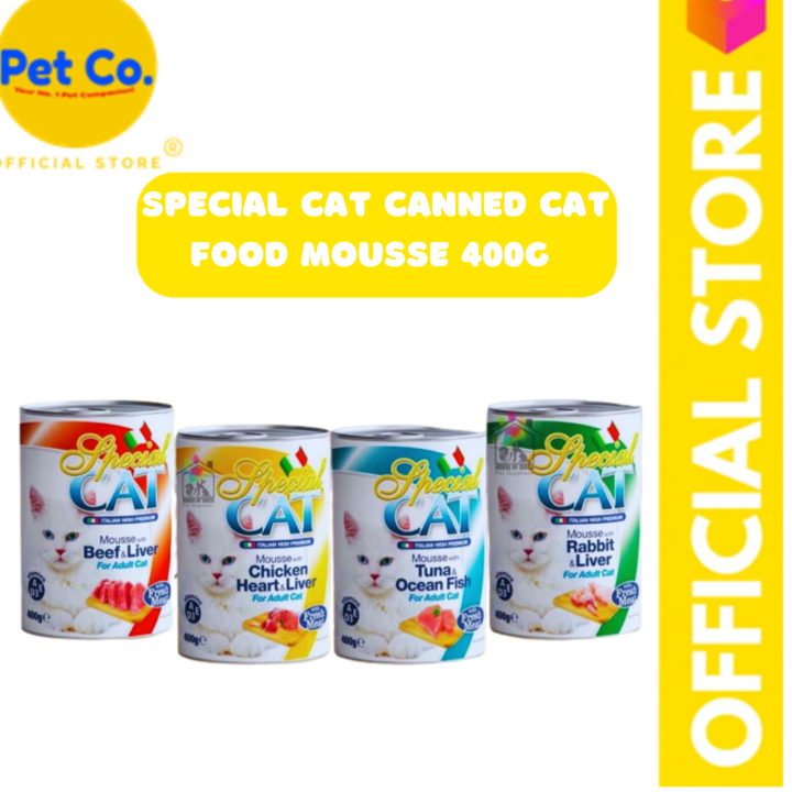 SPECIAL CAT MOUSSE WET CANNED F00D 400G | Lazada PH