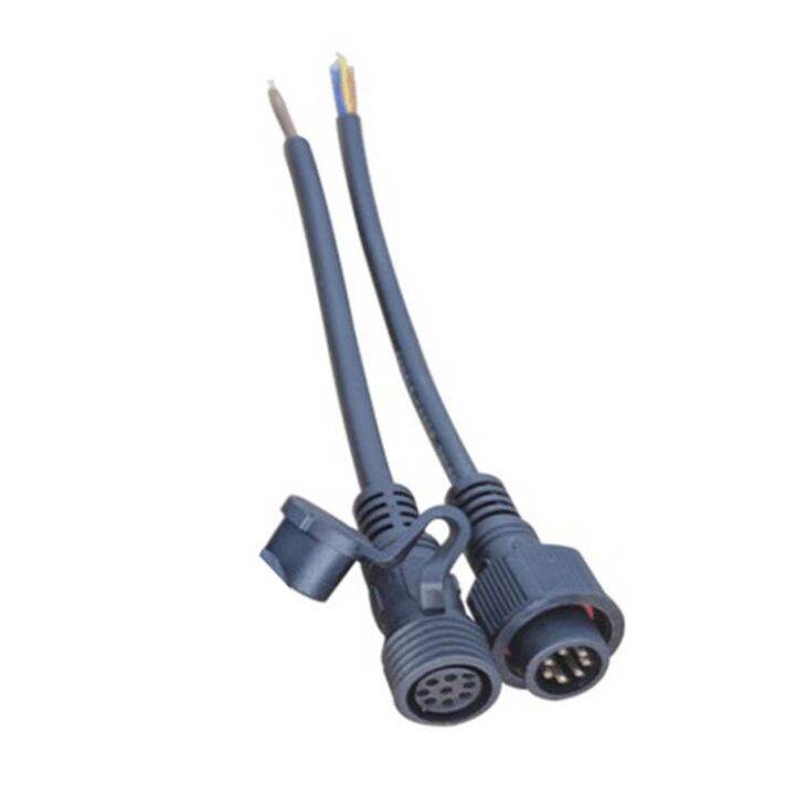 Rubber Industrial Male & Female Plug Socket 2/3/4/5/6/7/8 Pin Wall ...